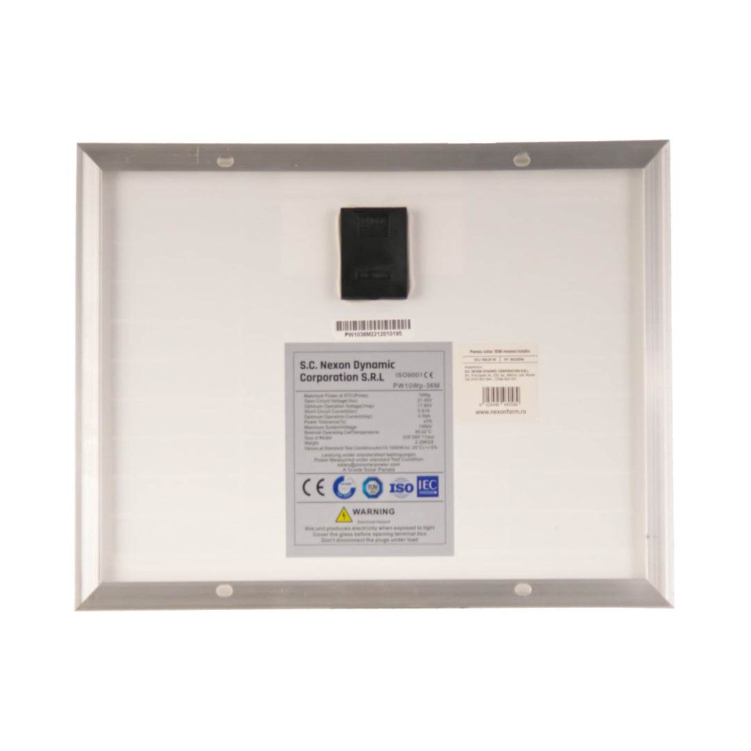 Panou solar gard electric fara suport NEXON 10W – NEXON FARM